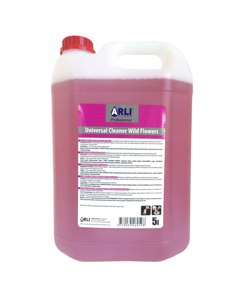 Universalus grindų valiklis Arli Clean Flowers 5L - Arvedas.lt